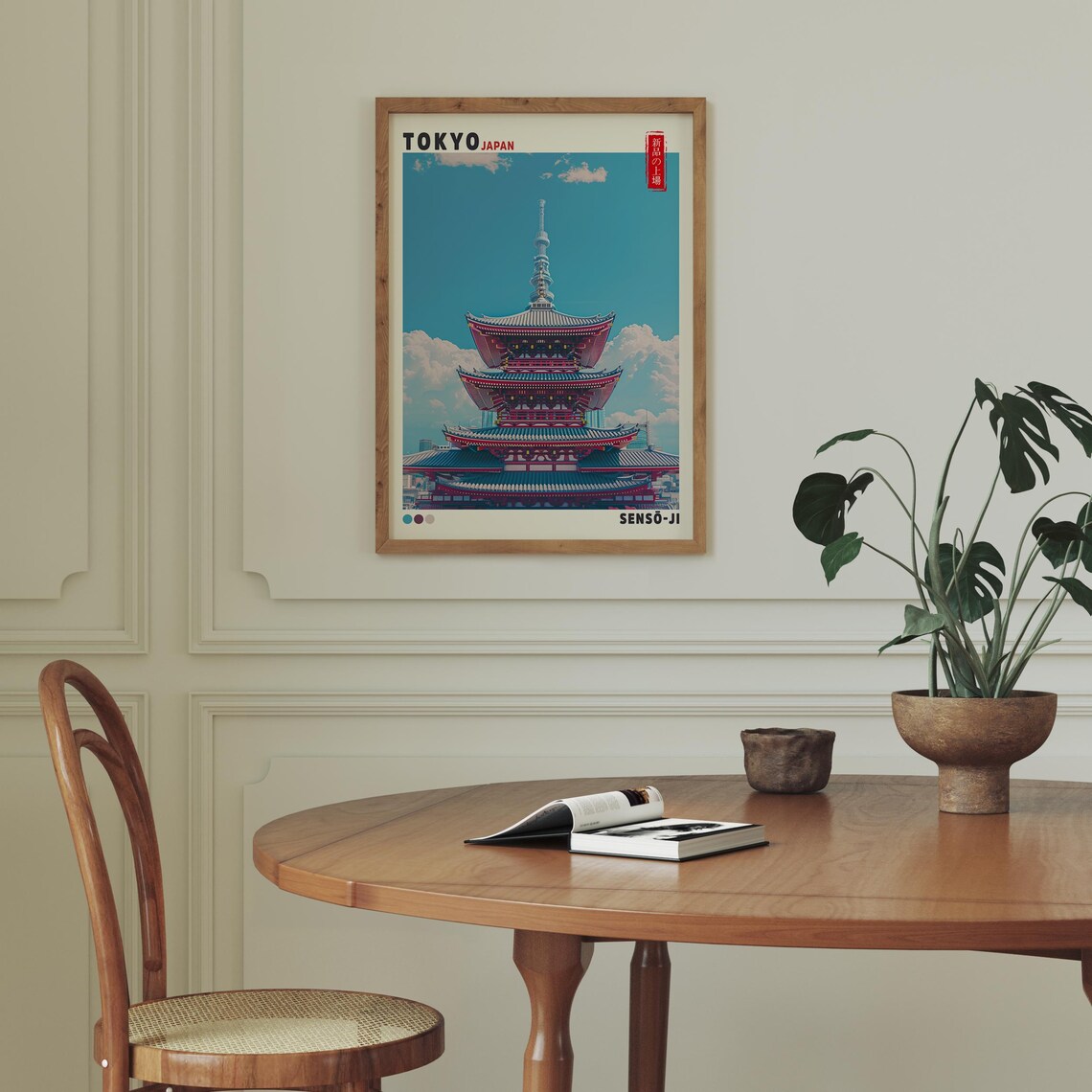 Senso-ji Temple Poster, Tokyo Japan Wall Art, Japanese Wall Art ...