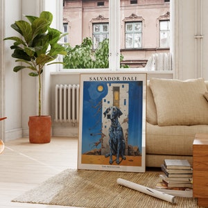 Salvador Dali the Protector Dog Poster, Digital Download, Dog Print - Etsy