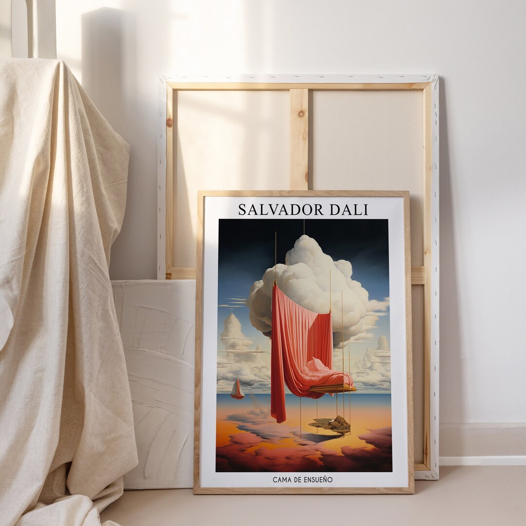 Salvador Dali Print, Exhibition Poster, Surreal Art Print, Digital ...