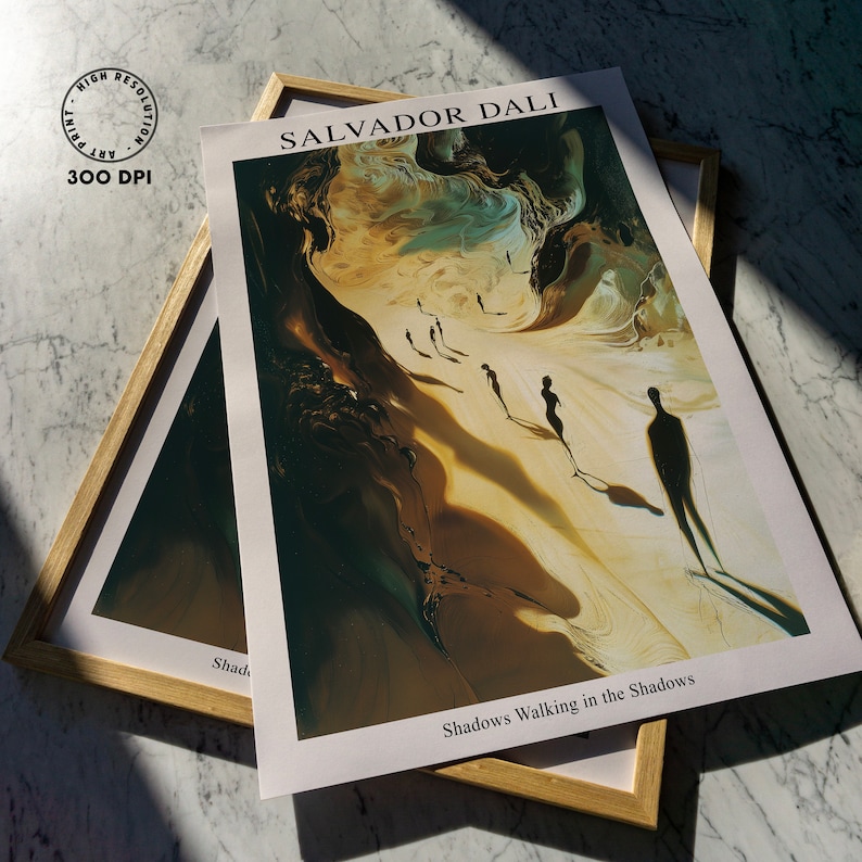 Salvador Dali Gallery Wall Art, Dali Digital Download, Dali Painting ...