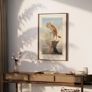 Salvador Dali Tiger Art Print, Digital Download, Surreal Art Print ...