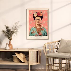 Frida Kahlo Portrait, Frida Kahlos Print, Inspirational Quote, Frida ...
