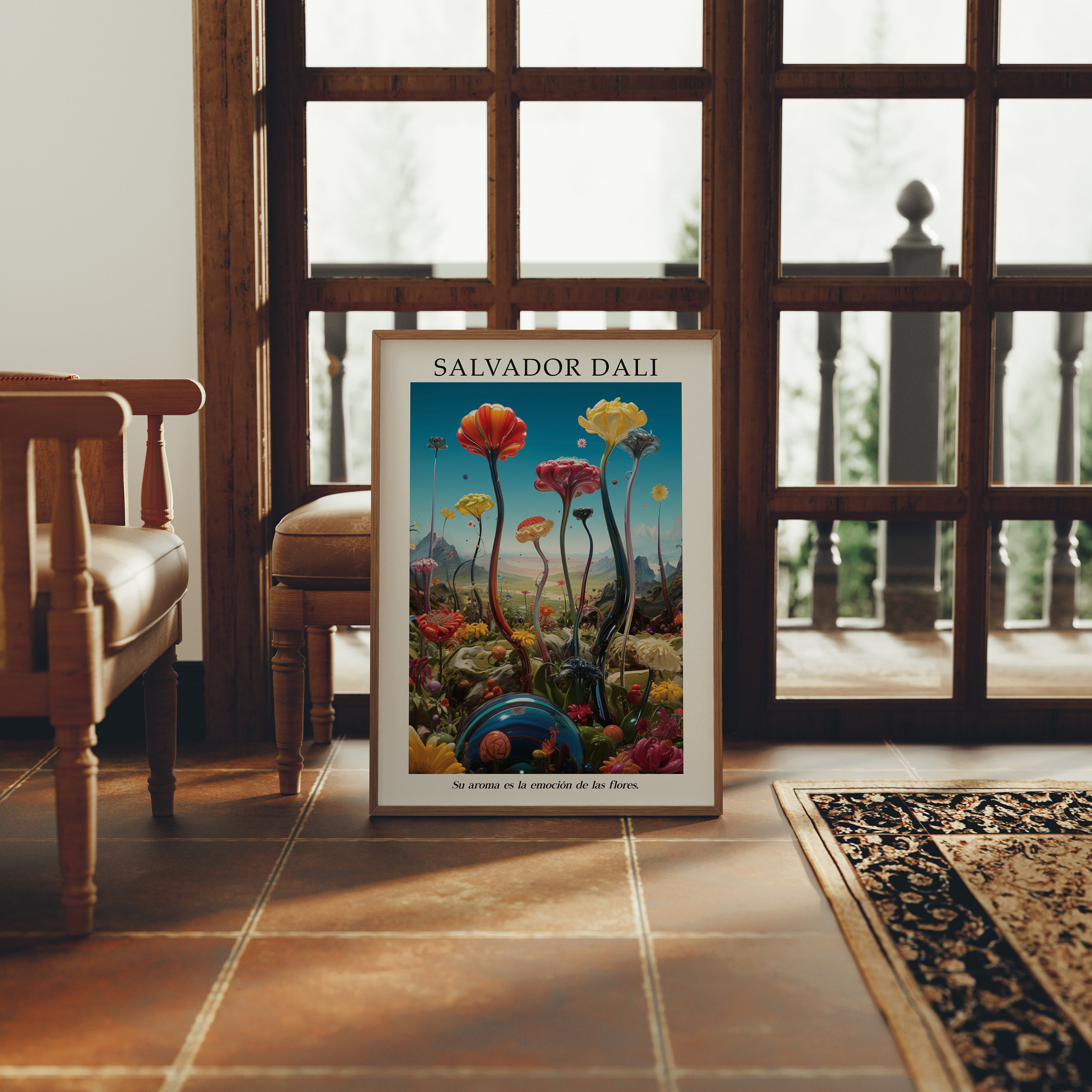 Salvador Dali, Salvador Dali Print, Flower Market, Surreal Painting ...