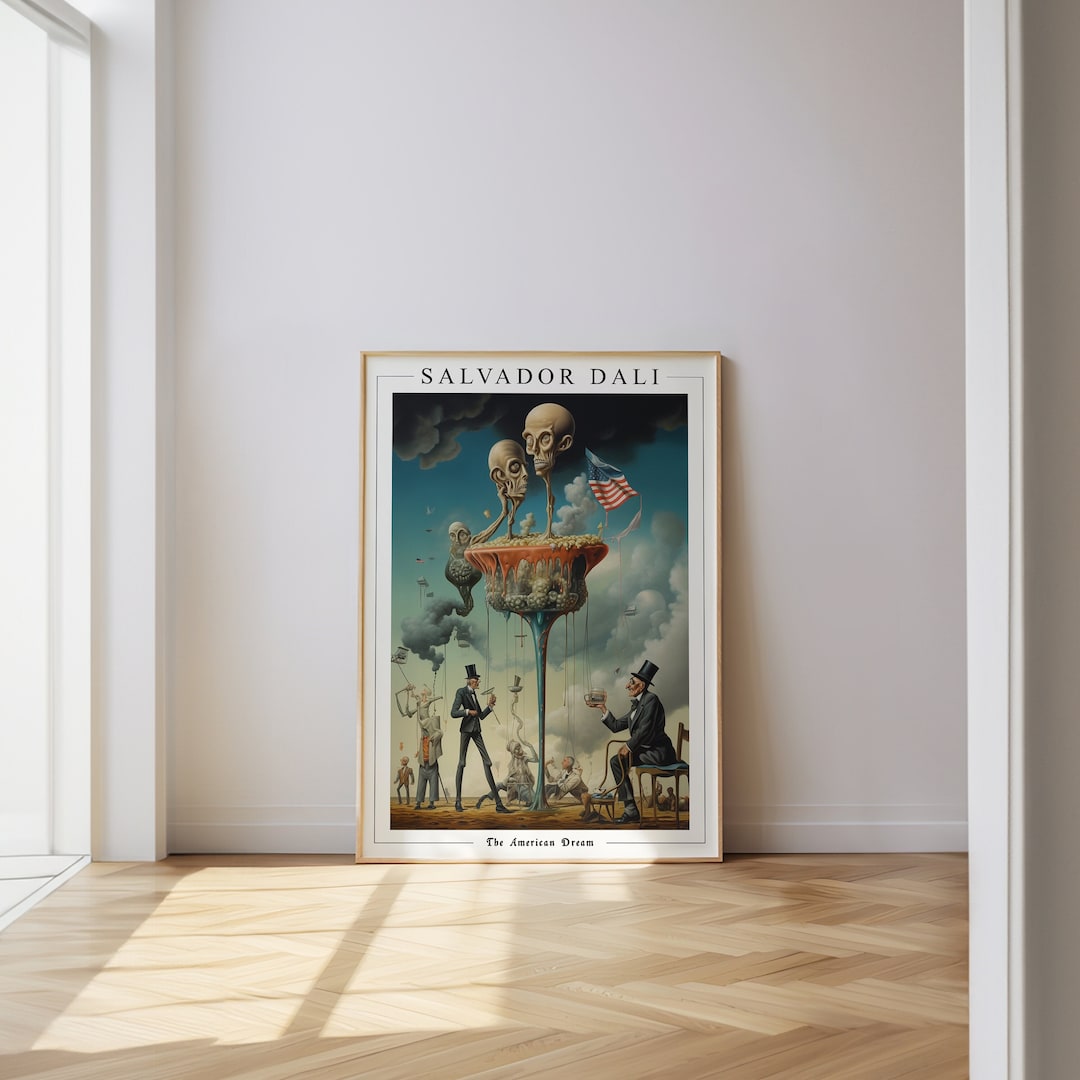 Salvador Dali, the American Dream Poster, Digital Download, Famous ...