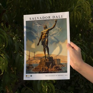 Salvador Dali, the Colossus of Rhodes, Salvador Dali Print, Dada ...