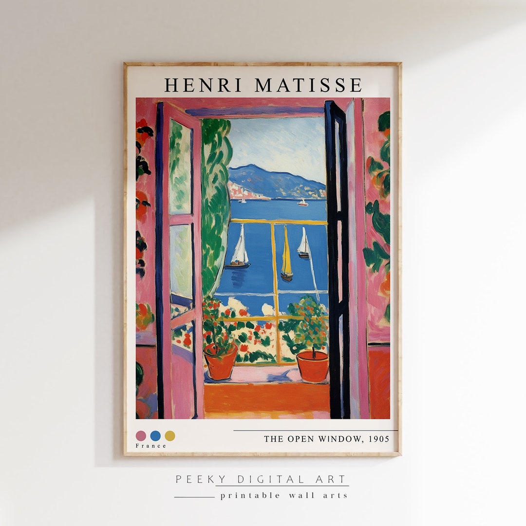 Henri Matisse Print the Open Window Matisse Art Prints - Etsy