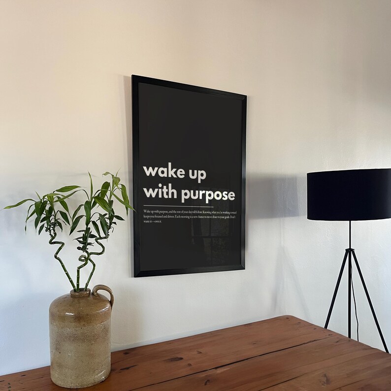 Motivational Typography Poster: Uplifting Quote Art (PDF & JPG) - Etsy