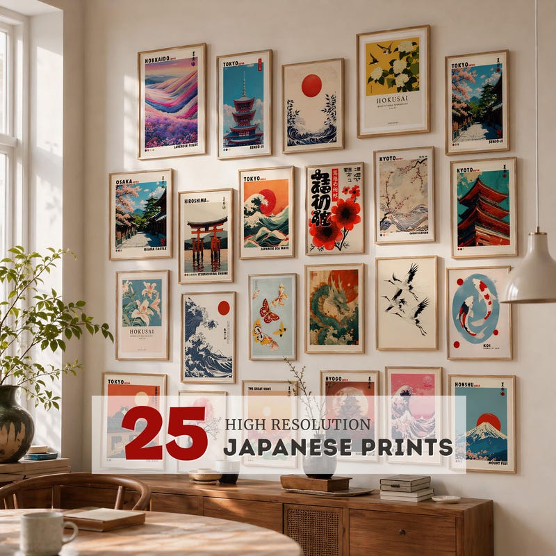 Japanese Art - Etsy UK