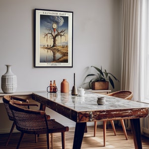 Melting Clock Poster by Salvador Dali, Digital Prints, Dali Wall Art ...