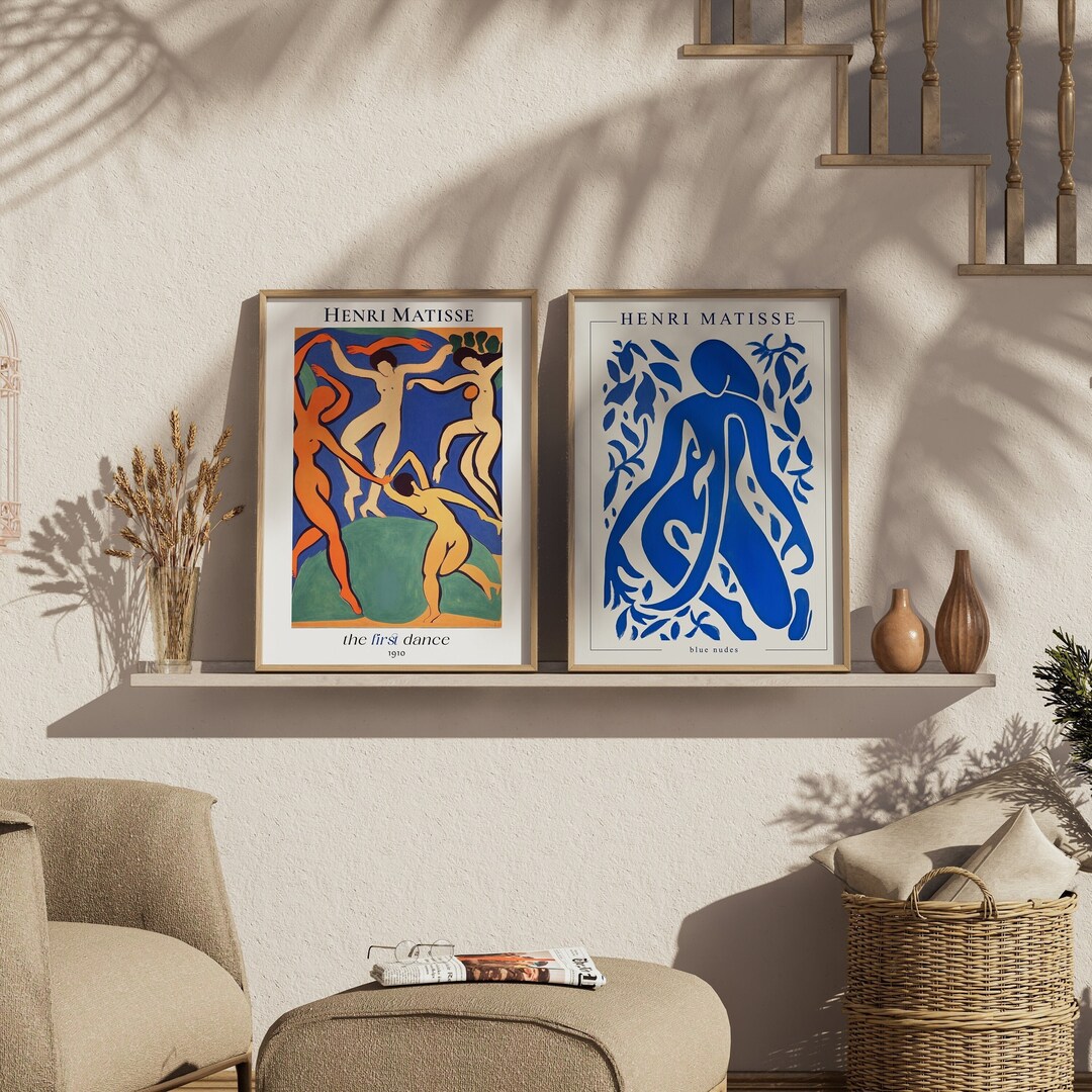 Matisse Wandkunst 2er Set druckbare Matisse Digitaldrucke - Etsy.de