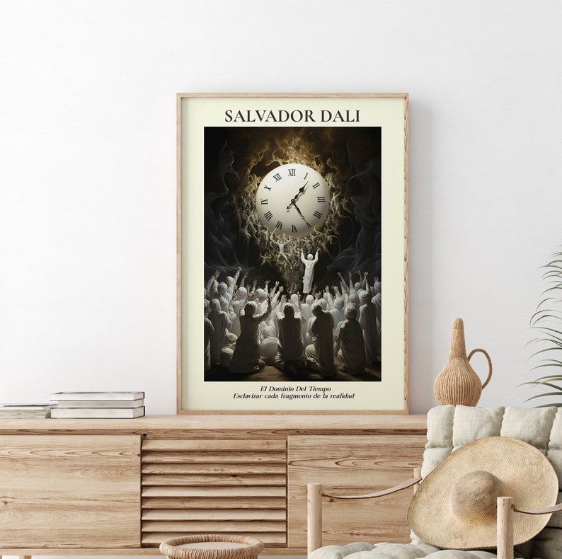 Salvador Dali Melting Clock, Digital Prints, Salvador Dali Watch ...