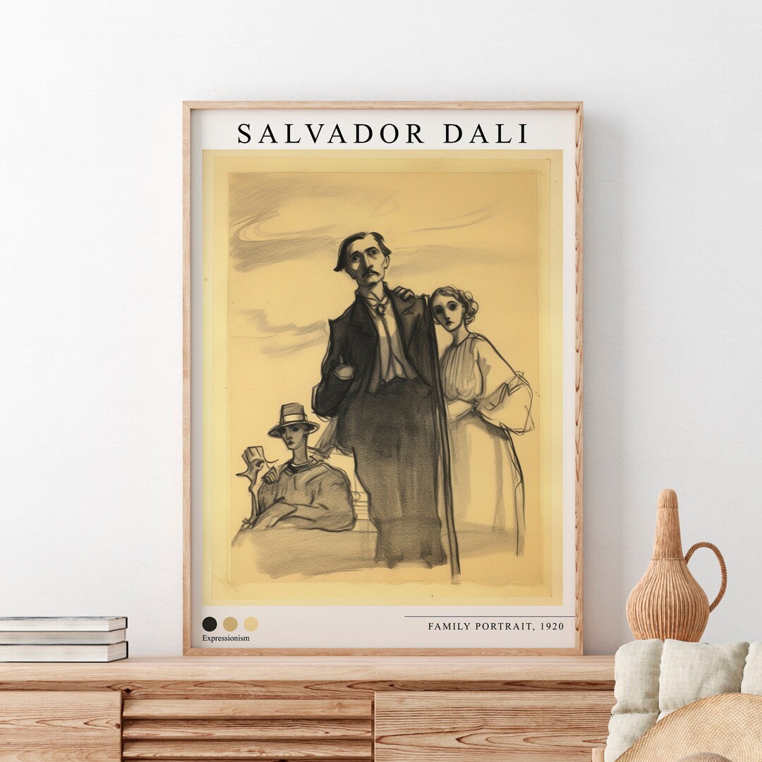 Exhibition Poster, Salvador Dali, Digital Download, Famous Artist ...
