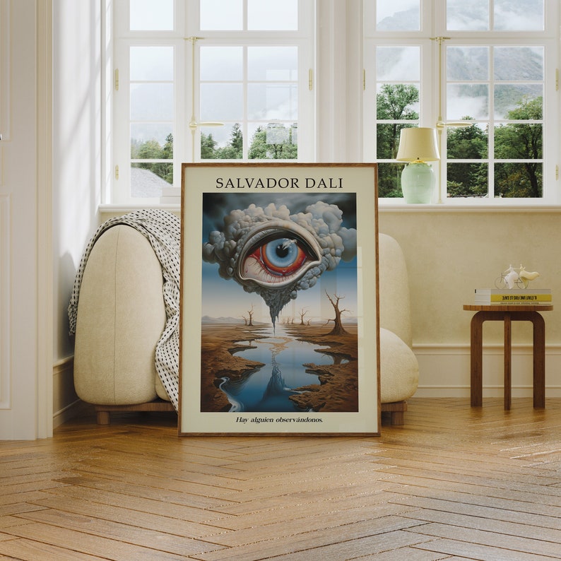Dali Wall Art Famous Artist Prints, Dali Eye Digital Download, Salvador ...