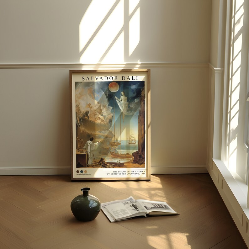 Dali Print, Salvador Dali, Large Wall Art, Surreal Painting, Instant ...