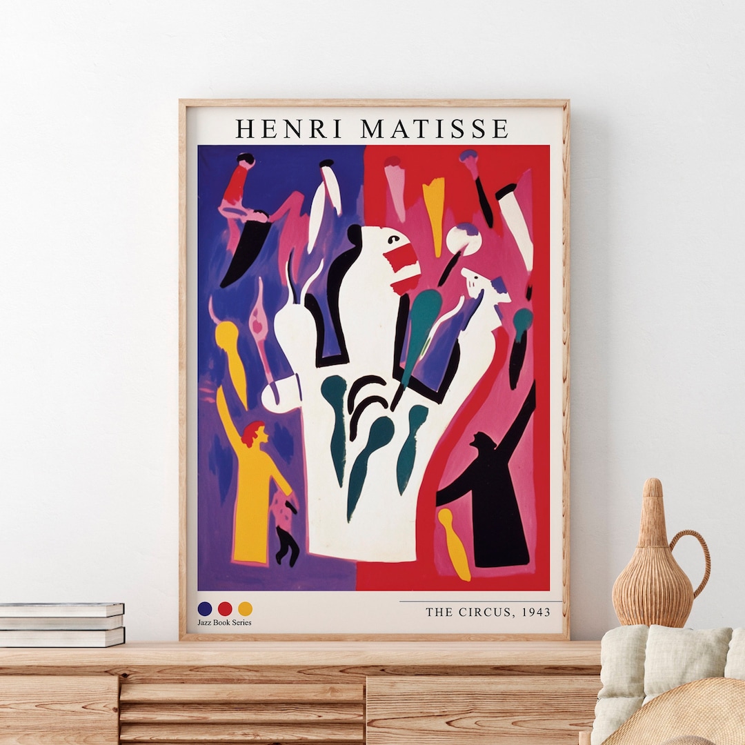 Henri Matisse Print, Circus Painting, Exhibition Poster, Digtal Art ...