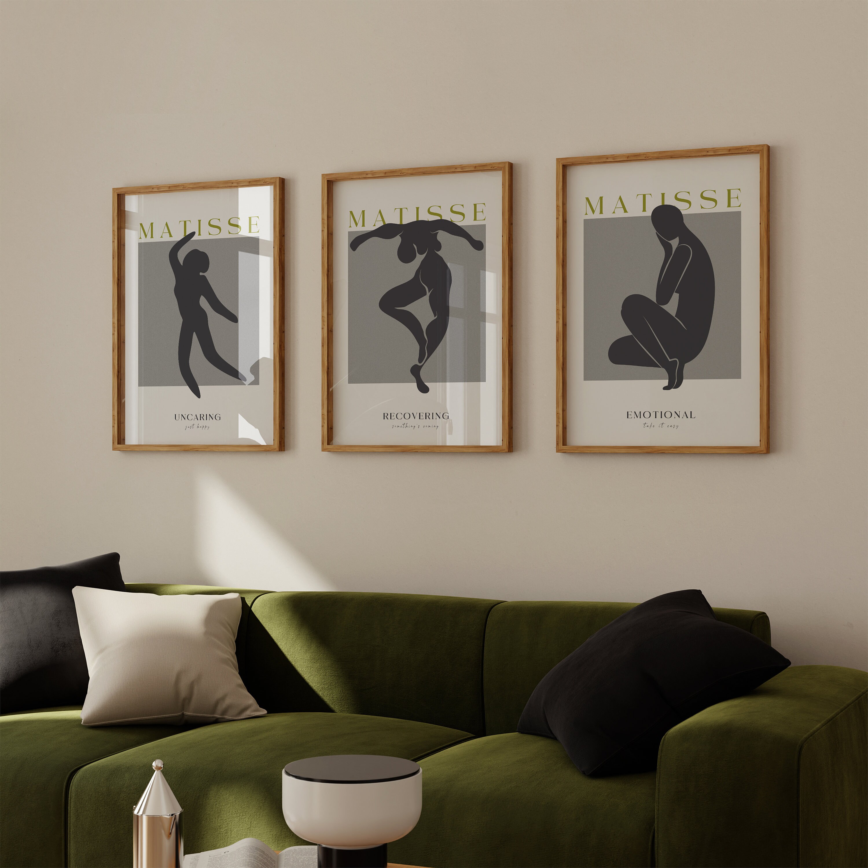 Printable Matisse Art Set of 3 Prints, Digital Download Henri Matisse ...
