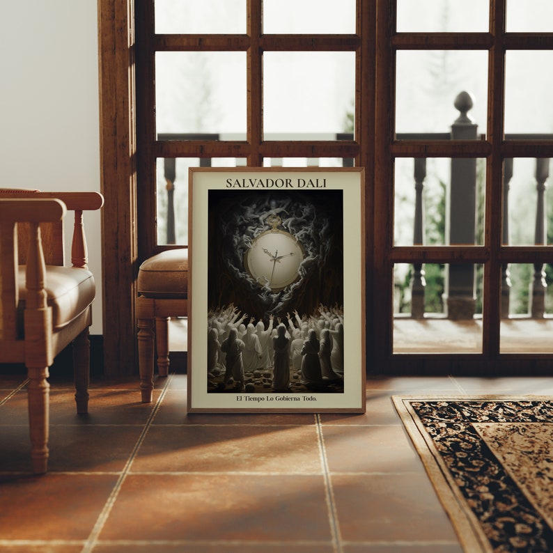 Salvador Dali Time Rules Everything, Salvador Dali Watch, Famous Artist ...