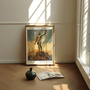 Salvador Dali, the Colossus of Rhodes, Salvador Dali Print, Dada ...