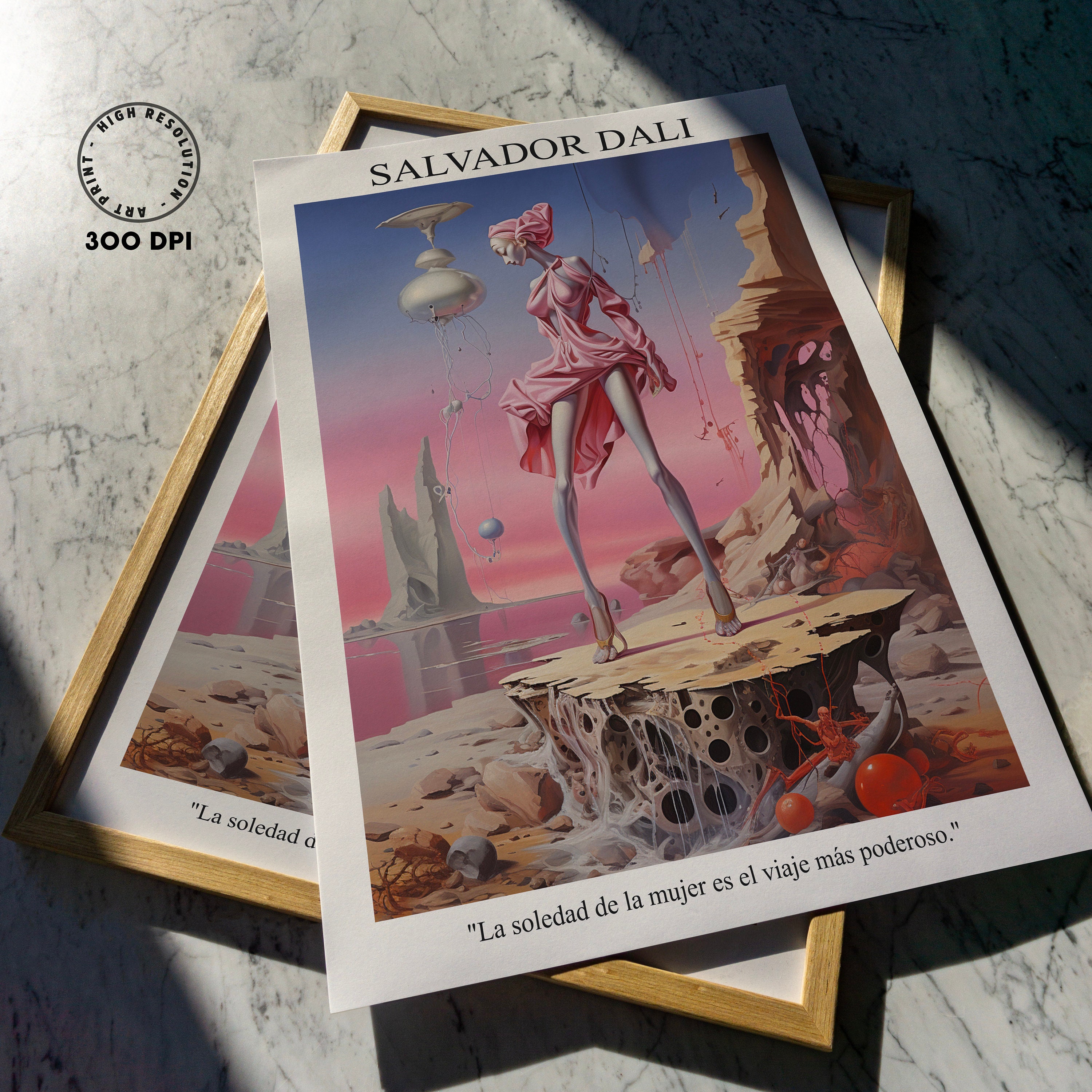 Salvador Dali Exhibition Poster, Digital Download, Surreal Wall Art ...