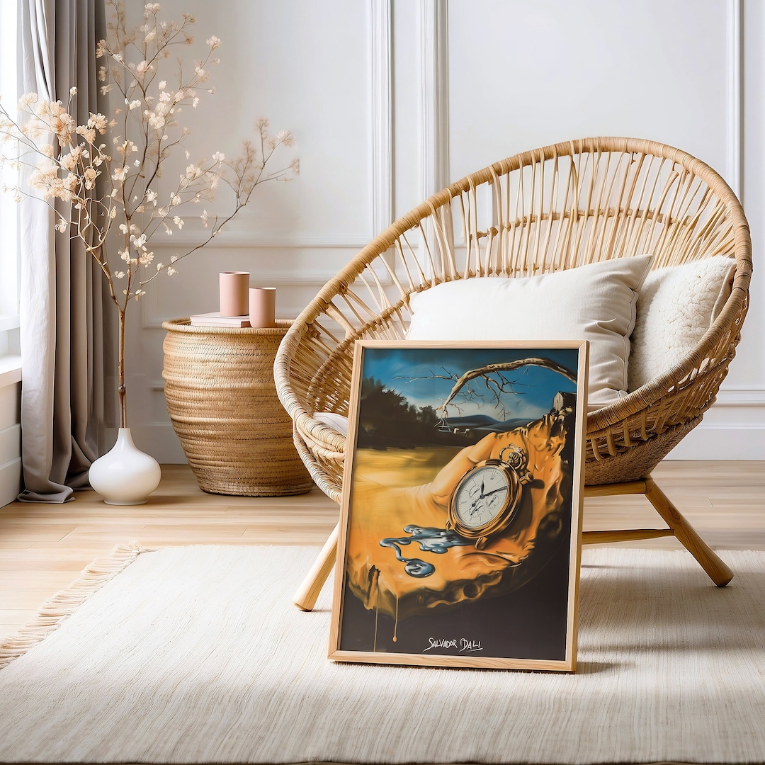 Salvador Dali Watch, Surrealism Art, Dali Melting Clock, Digital ...