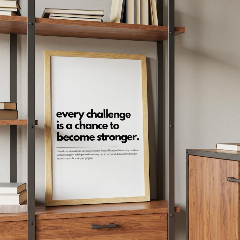 Motivational Quote Poster: Positive Affirmation Wall Art (PDF & JPG) - Etsy