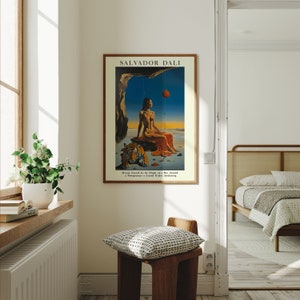 Salvador Dali Woman and Tiger Poster, Digital Prints, Surreal Art ...