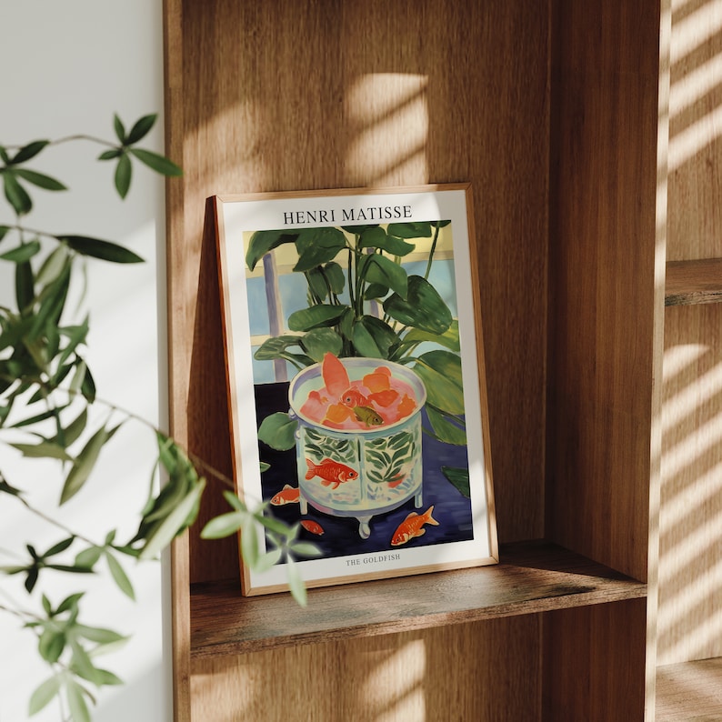 Henri Matisse Goldfish Prints, Matisse Poster, Matisse Cutouts, Digital ...