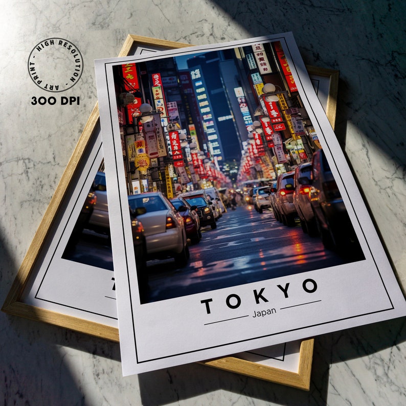 Tokyo Print, Tokyo Poster, Tokyo Wall Art, Japanese Poster, Tokyo Map ...