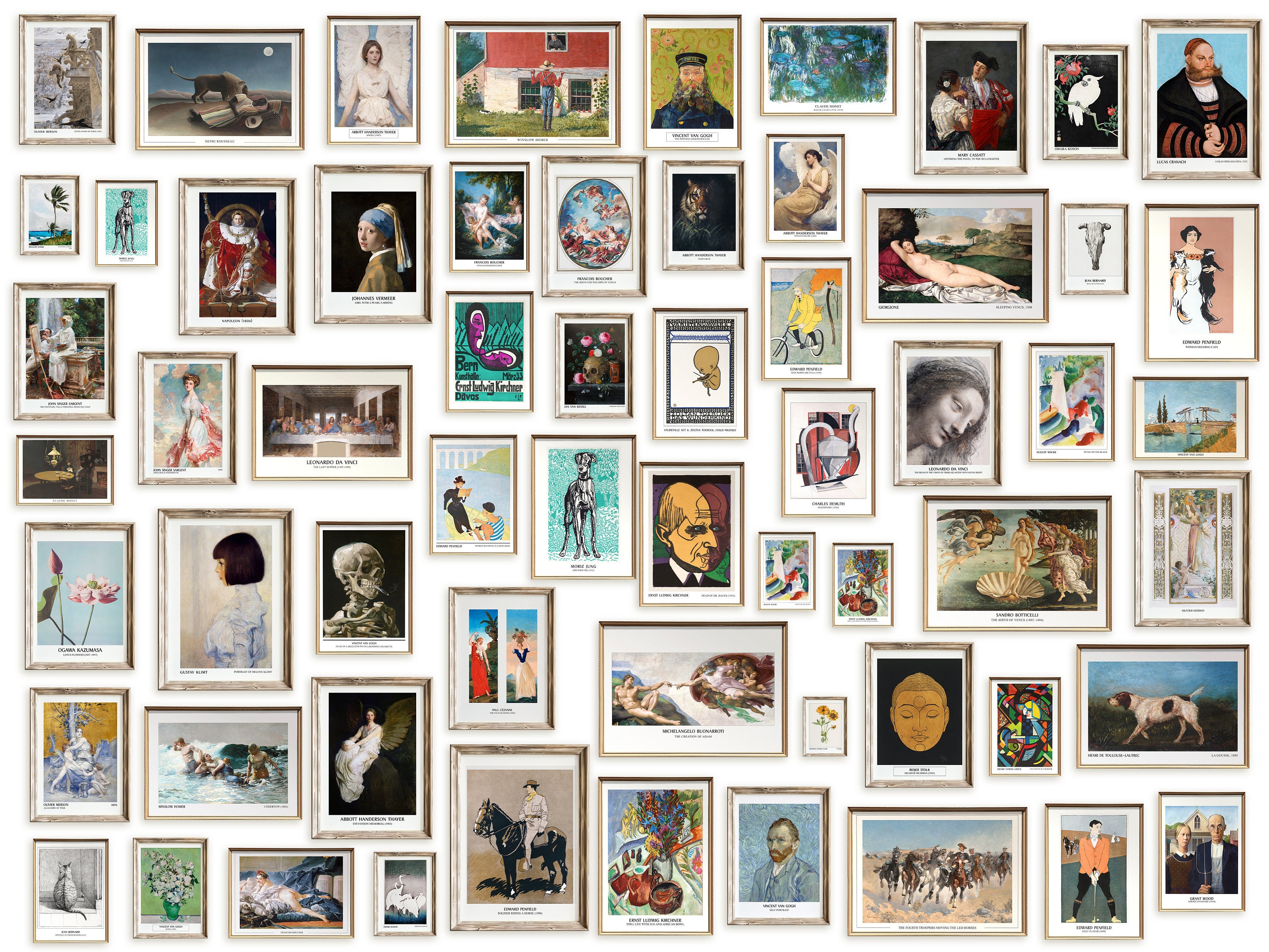 100 Printable Exhibition Poster Mega Set, Digital Prints, 100 MEGA ...