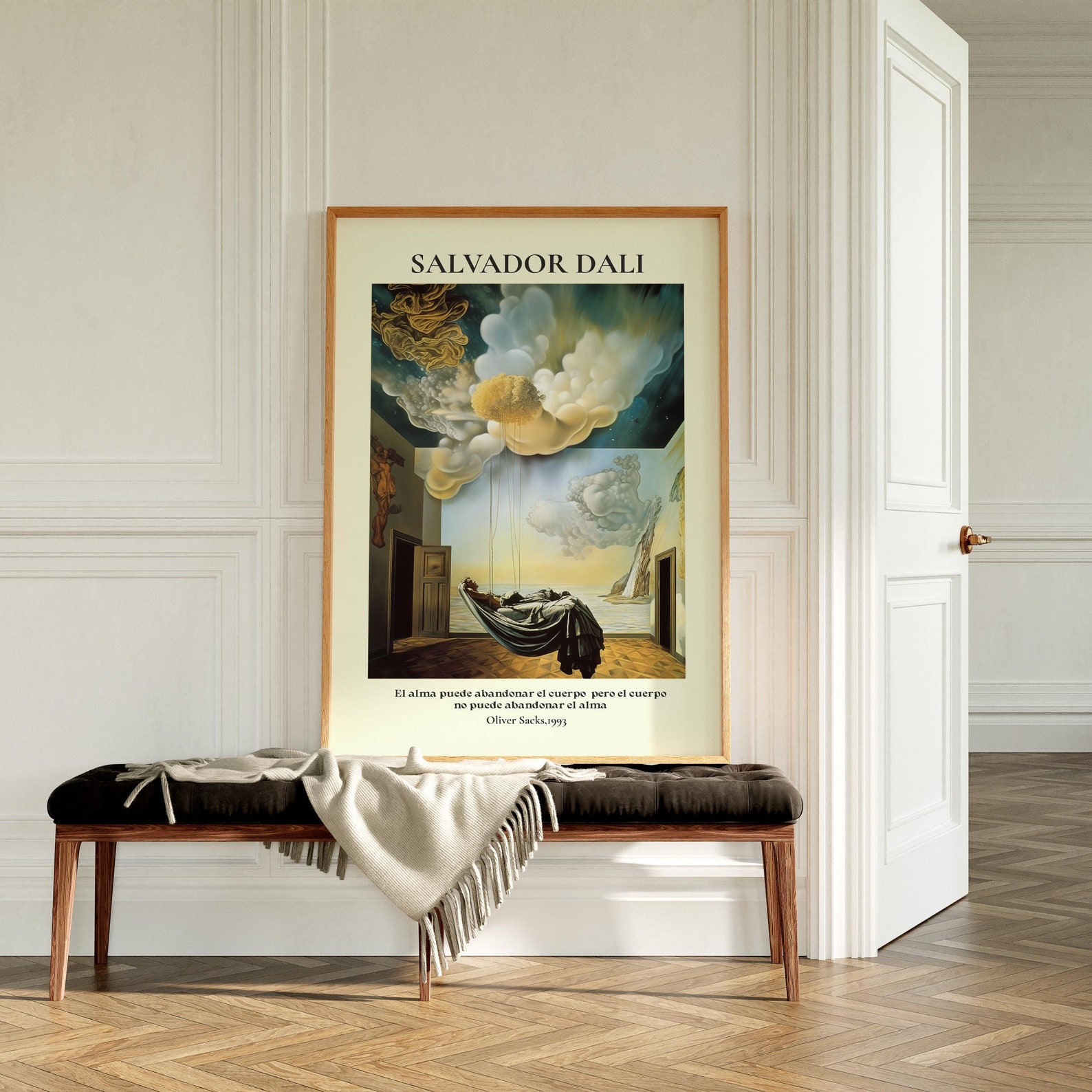 Surreal Salvador Dali Inspired Art Print, Astral Projection Wall Art ...