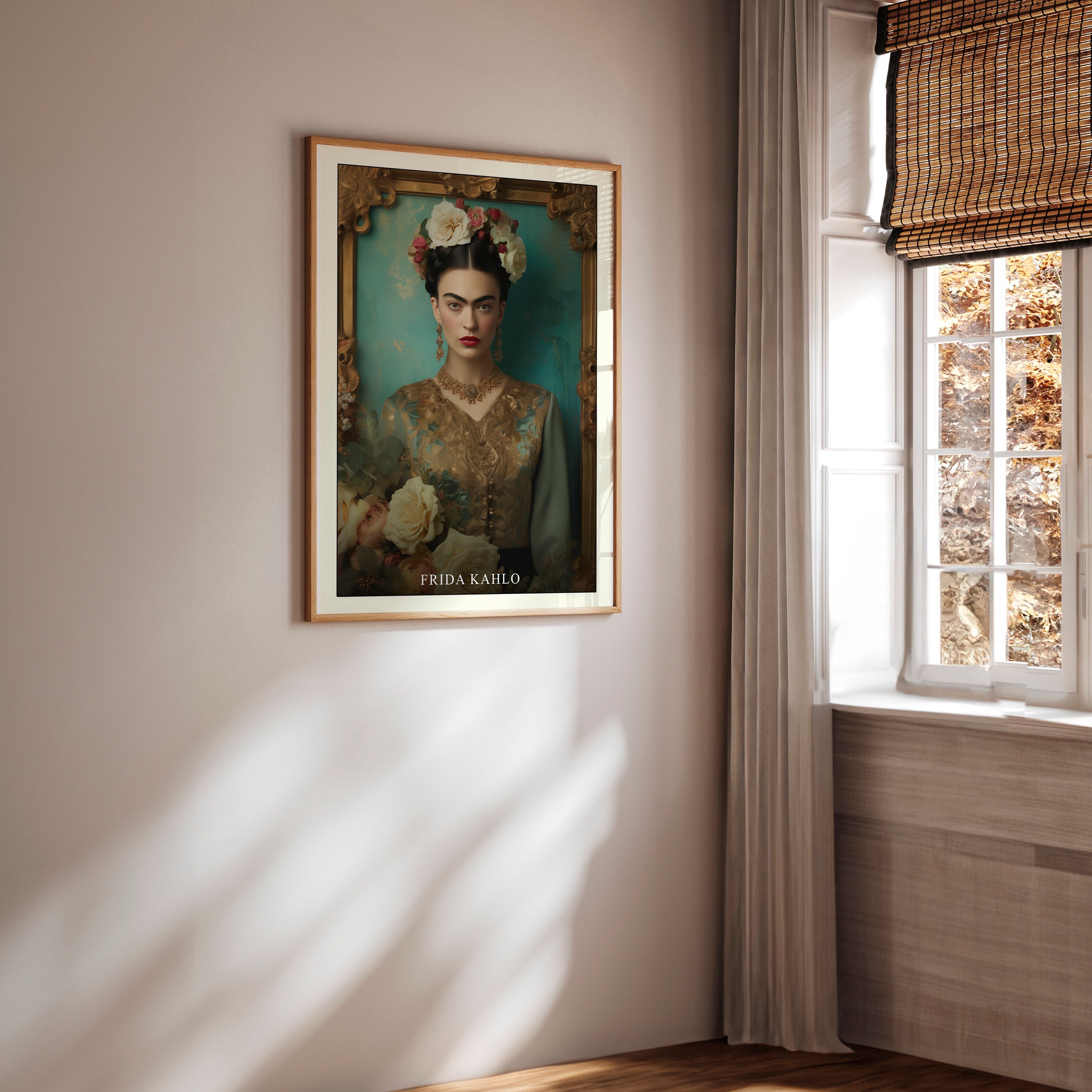 Frida Kahlo Vintage Portrait Poster, Digital Download, Feminist Art ...