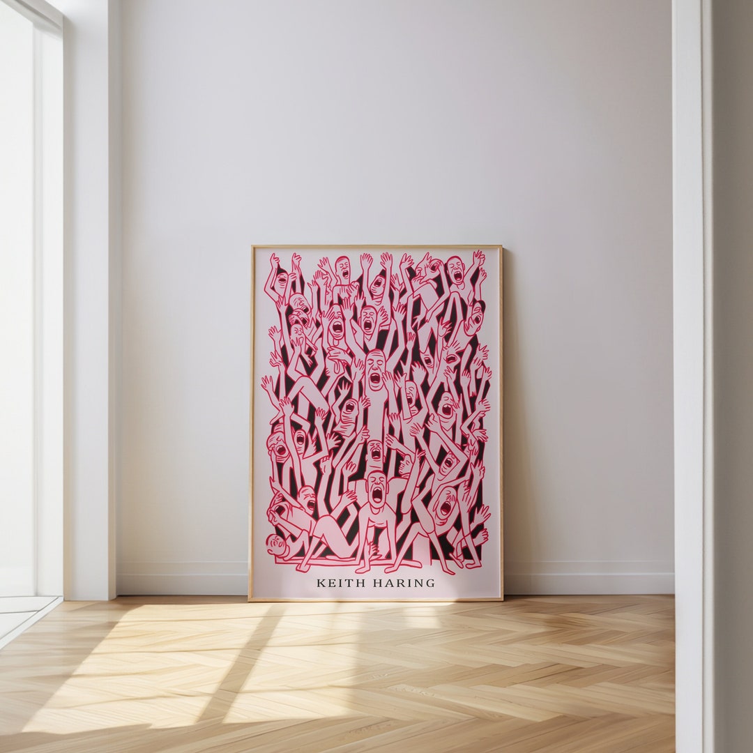 Keith Haring Grafitti Prints Commission Art Digital Prints - Etsy