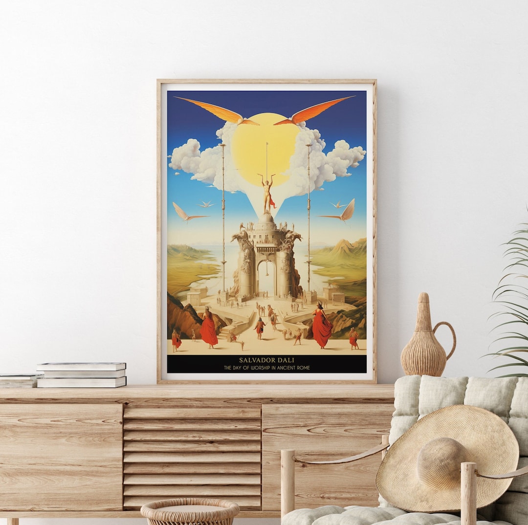 Salvador Dali Exhibition Poster, Digital Download, Surreal Print of ...
