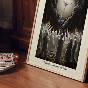 Salvador Dali Time Rules Everything, Salvador Dali Watch, Famous Artist ...