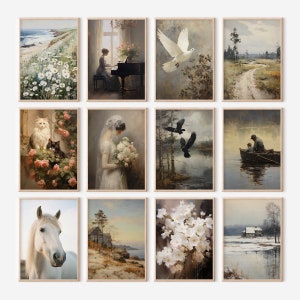 100 Vintage Wall Art Mega Bundle, Digital Download, Large Vintage Art ...
