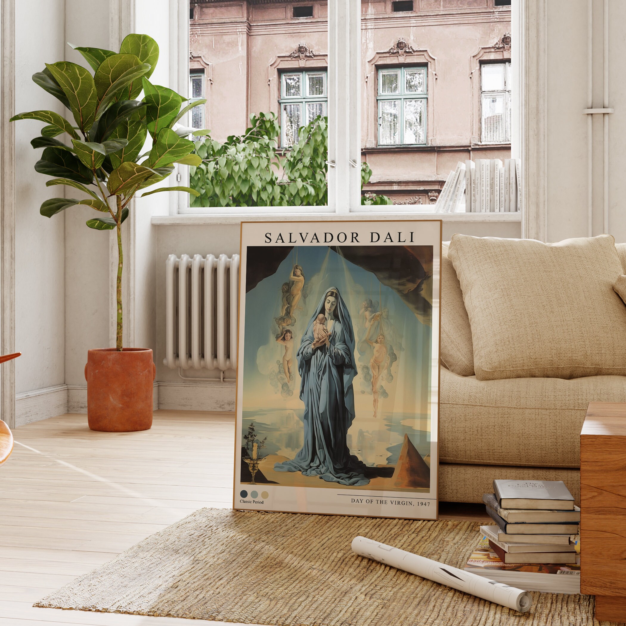 Salvador Dali Day of the Virgin Painting Digital Download - Etsy