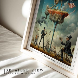 Salvador Dali, the American Dream Poster, Digital Download, Famous ...