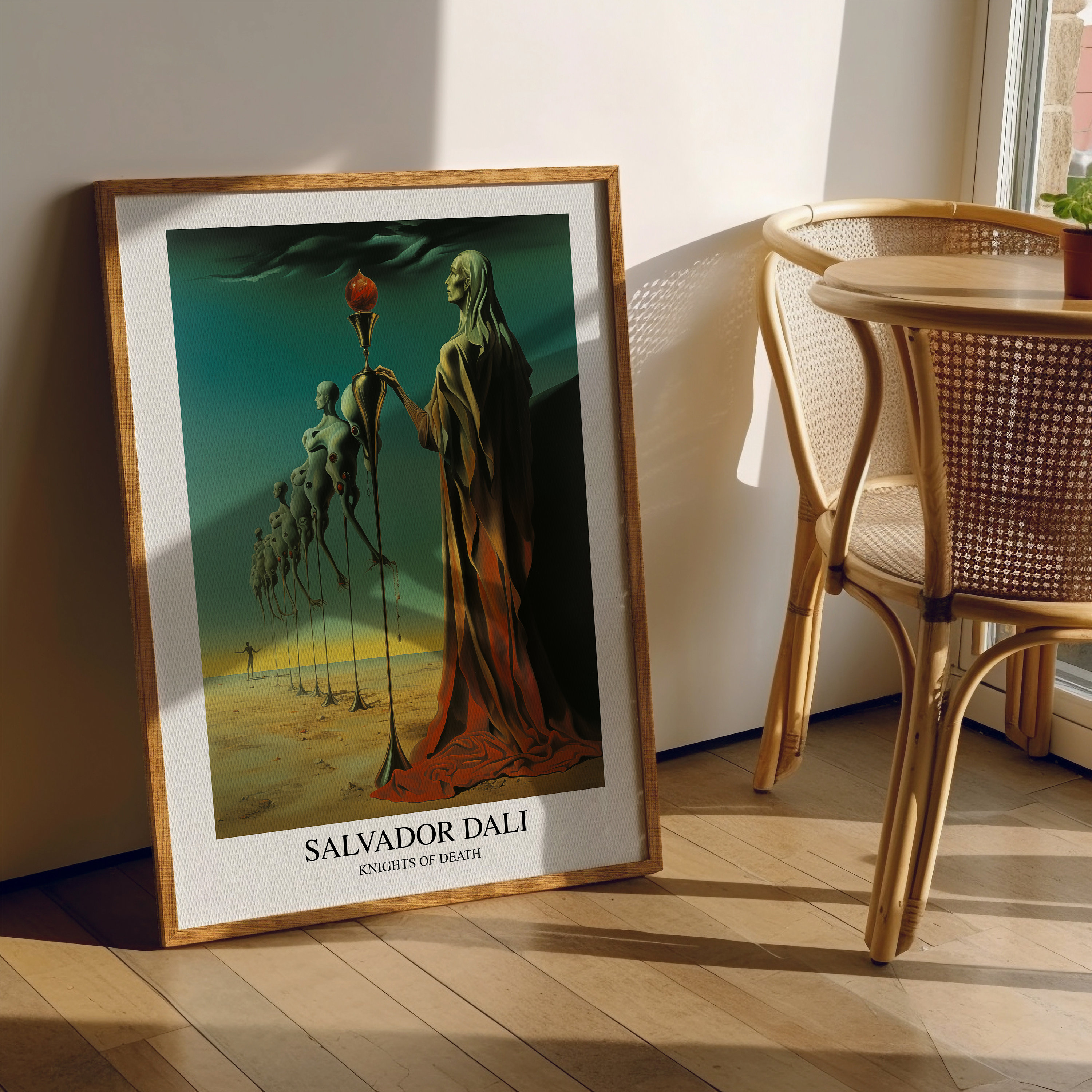Salvador Dali Knights of Death Poster, Dali Wall Art, Digital Download ...