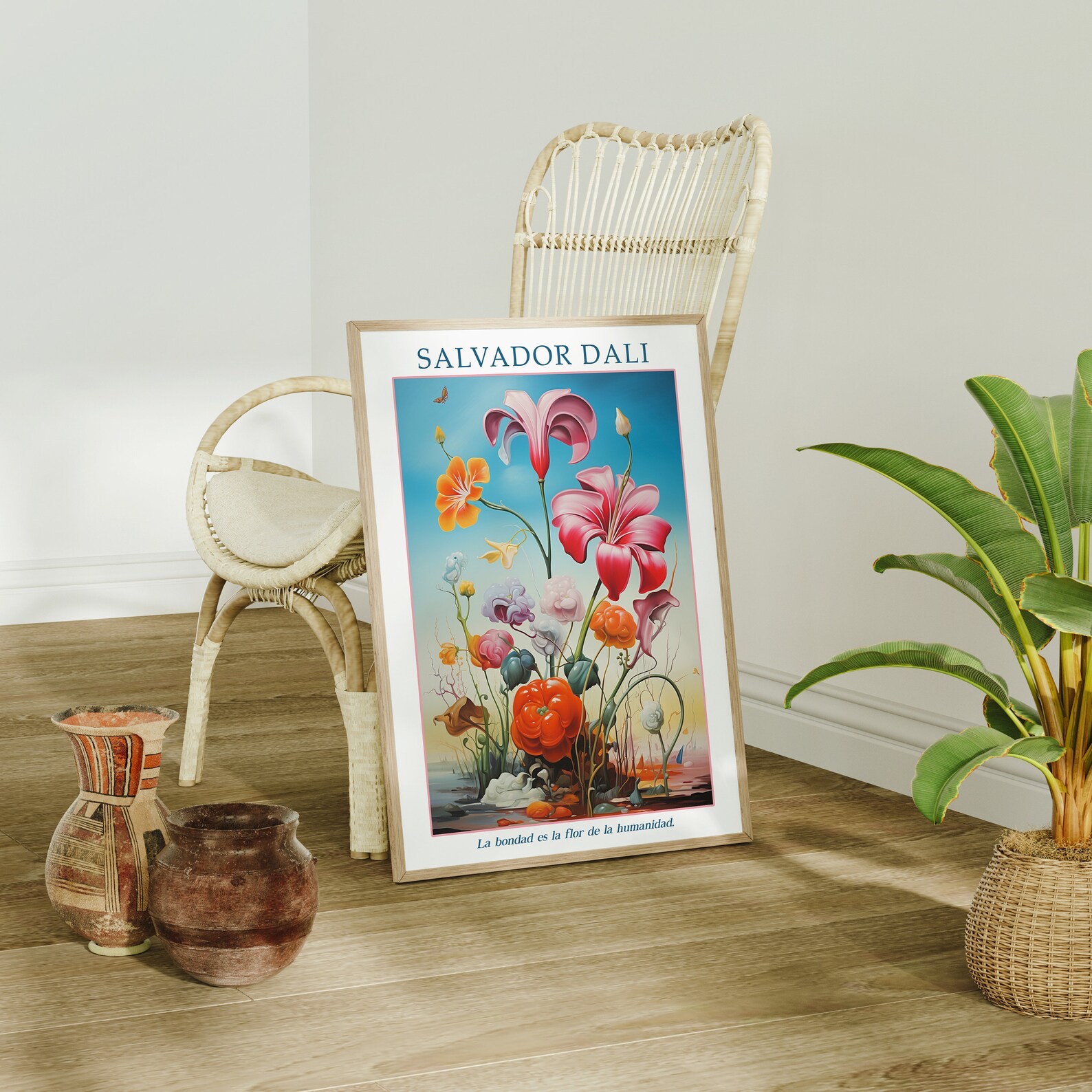 Salvador Dali Print, Salvador Dali, Flower Market, Surreal Painting ...