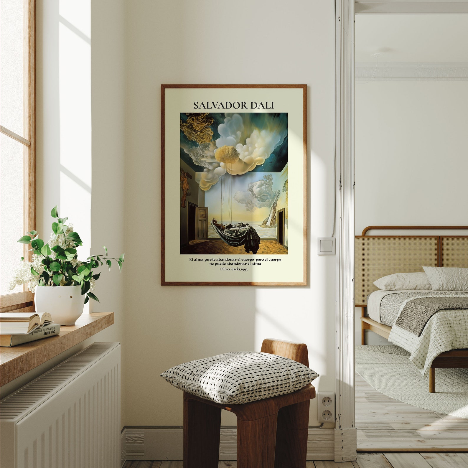 Surreal Salvador Dali Inspired Art Print, Astral Projection Wall Art ...