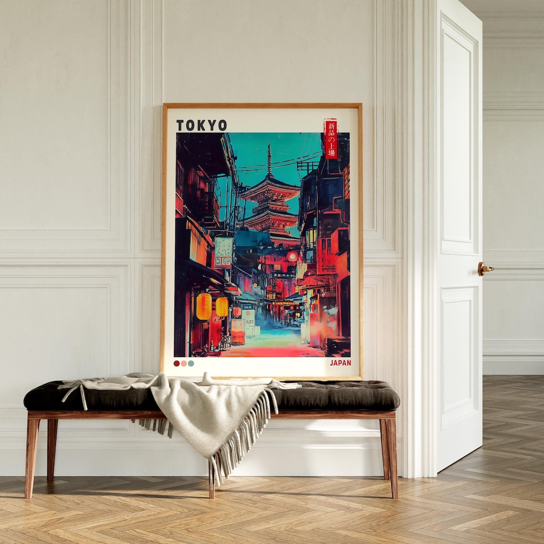 Japanese Tokyo Poster, Japandi Wall Art, Japanese Wall Art, Japanese ...