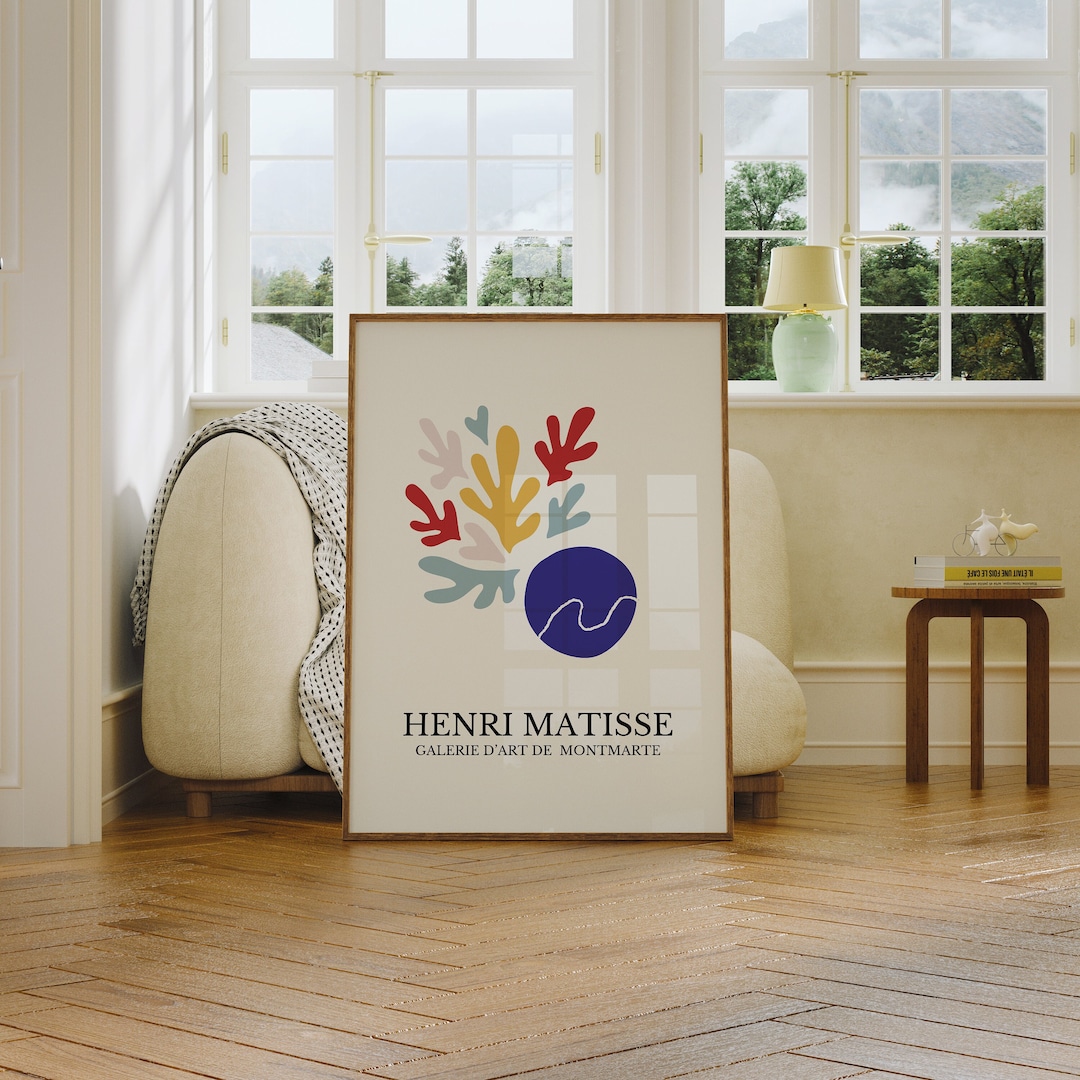 Henri Matisse Exhibition Poster, Matisse Wall Art, Matisse Print ...