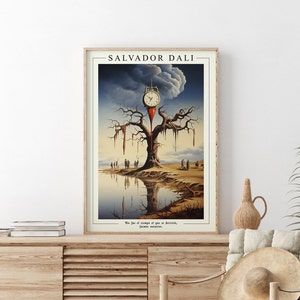 Melting Clock Poster by Salvador Dali, Digital Prints, Dali Wall Art ...