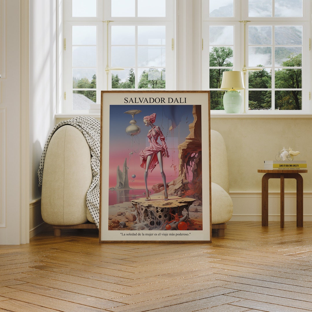 Salvador Dali Exhibition Poster, Digital Download, Surreal Wall Art ...