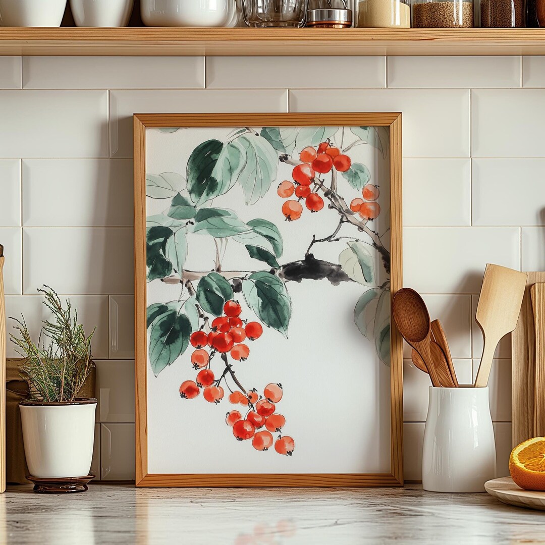Japanese Kitchen Wall Art Print, Kitchen Gifts, Kitchen Prints, Food ...