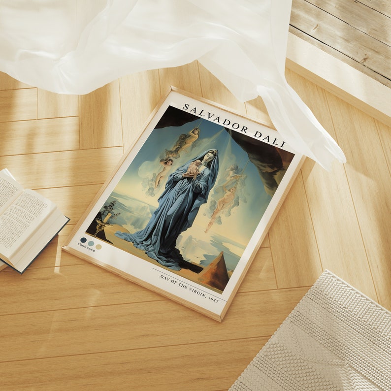 Salvador Dali, Day of the Virgin Painting, Digital Download, Famous ...