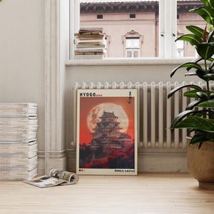 Japanese Temple Art Print, Japanese Wall Art, Japandi Wall Art, Japandi ...