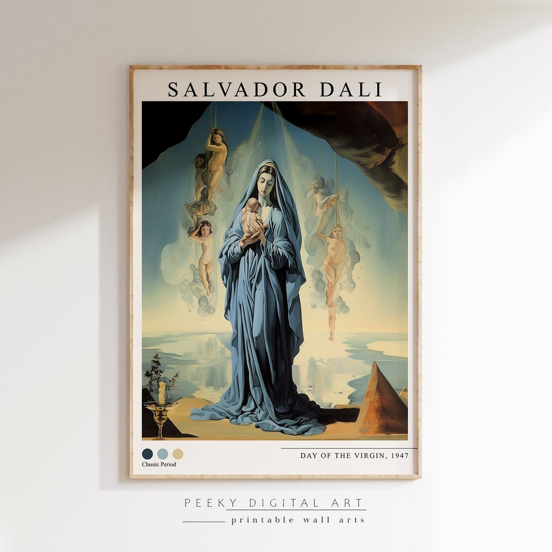 Salvador Dali Day of the Virgin Painting Digital Download - Etsy