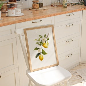 Kitchen Wall Art Lemon Print, Lemon Poster, Kitchen Gifts, Kitchen ...