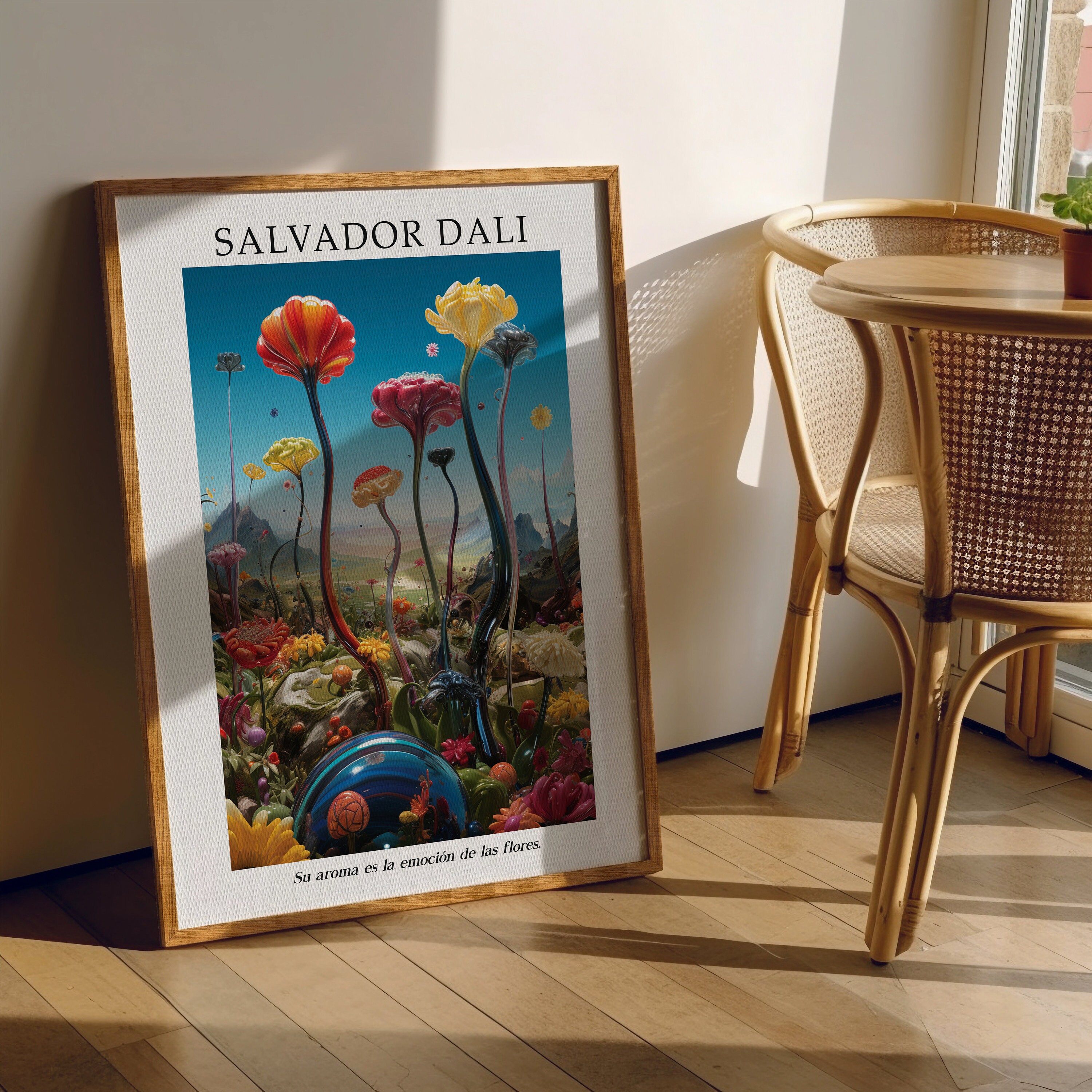 Salvador Dali, Salvador Dali Print, Flower Market, Surreal Painting ...